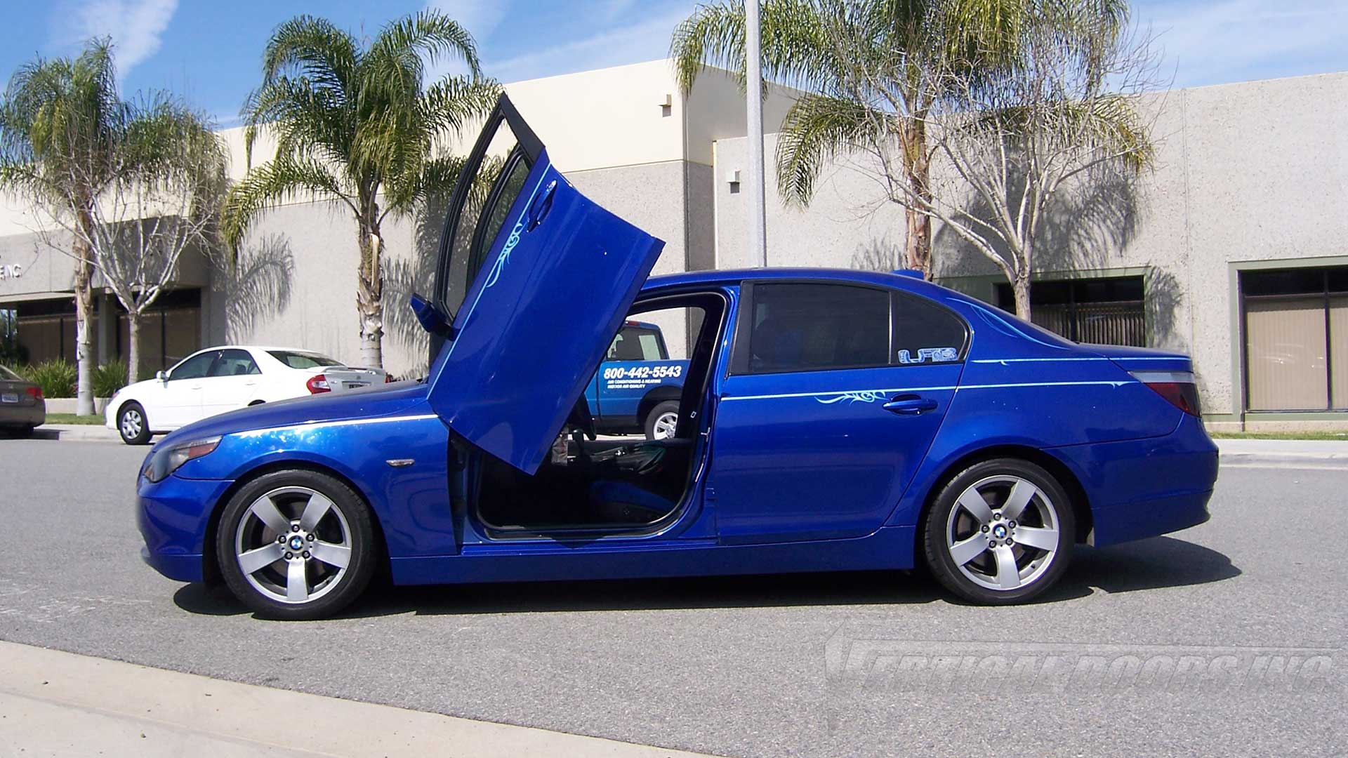 Customize Your BMW 5 Series 2003-2010 Sedan with Vertical Doors Kit ...