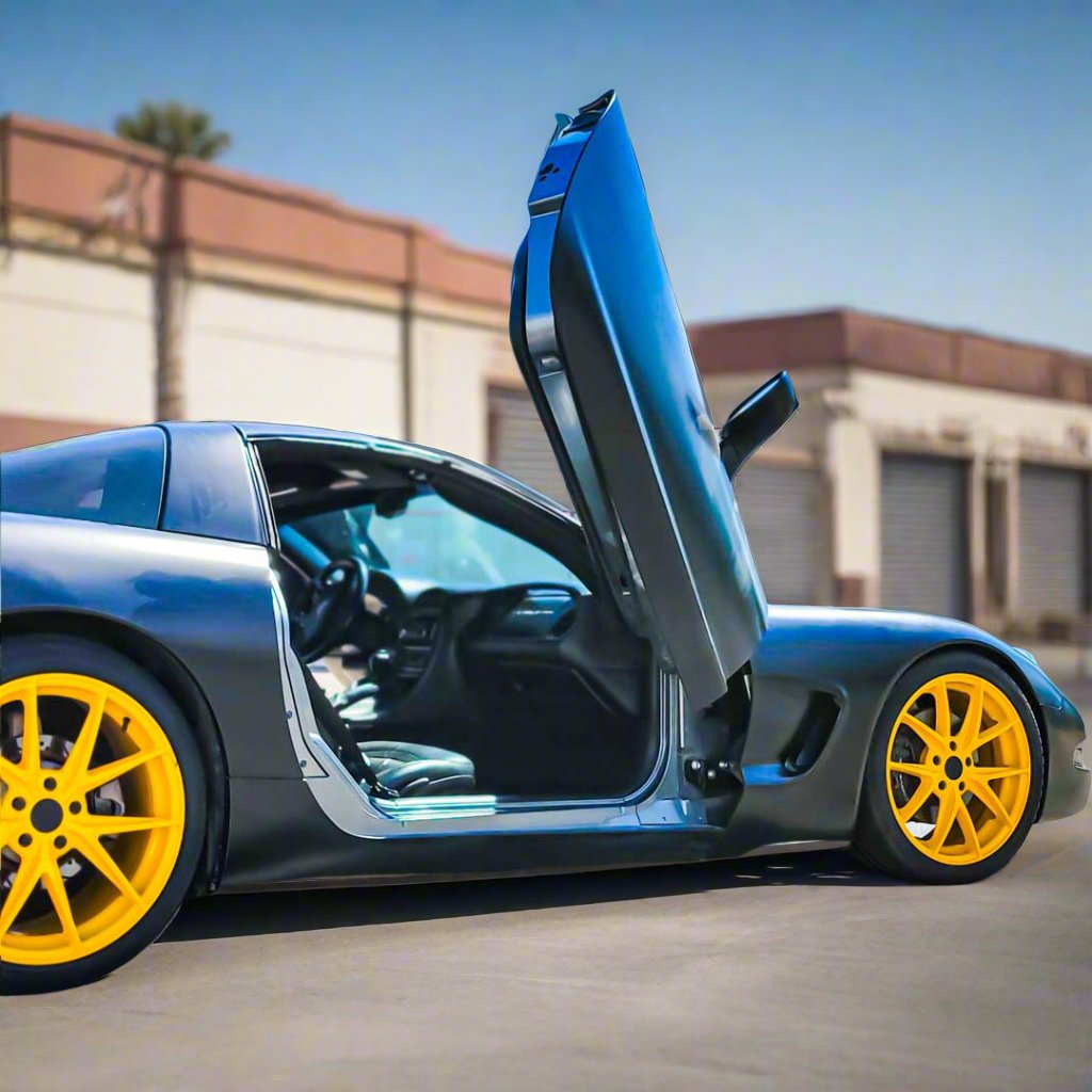 Chevrolet Corvette C5 Vertical Doors Inc Lambo Door Kit 1997-2004 ...