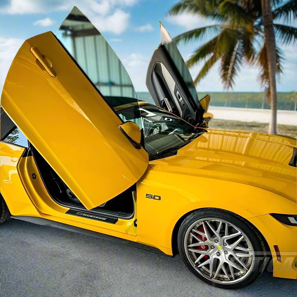 2024 Ford Mustang Vertical Doors Inc Kit | Mustang Lambo Door Kit ...