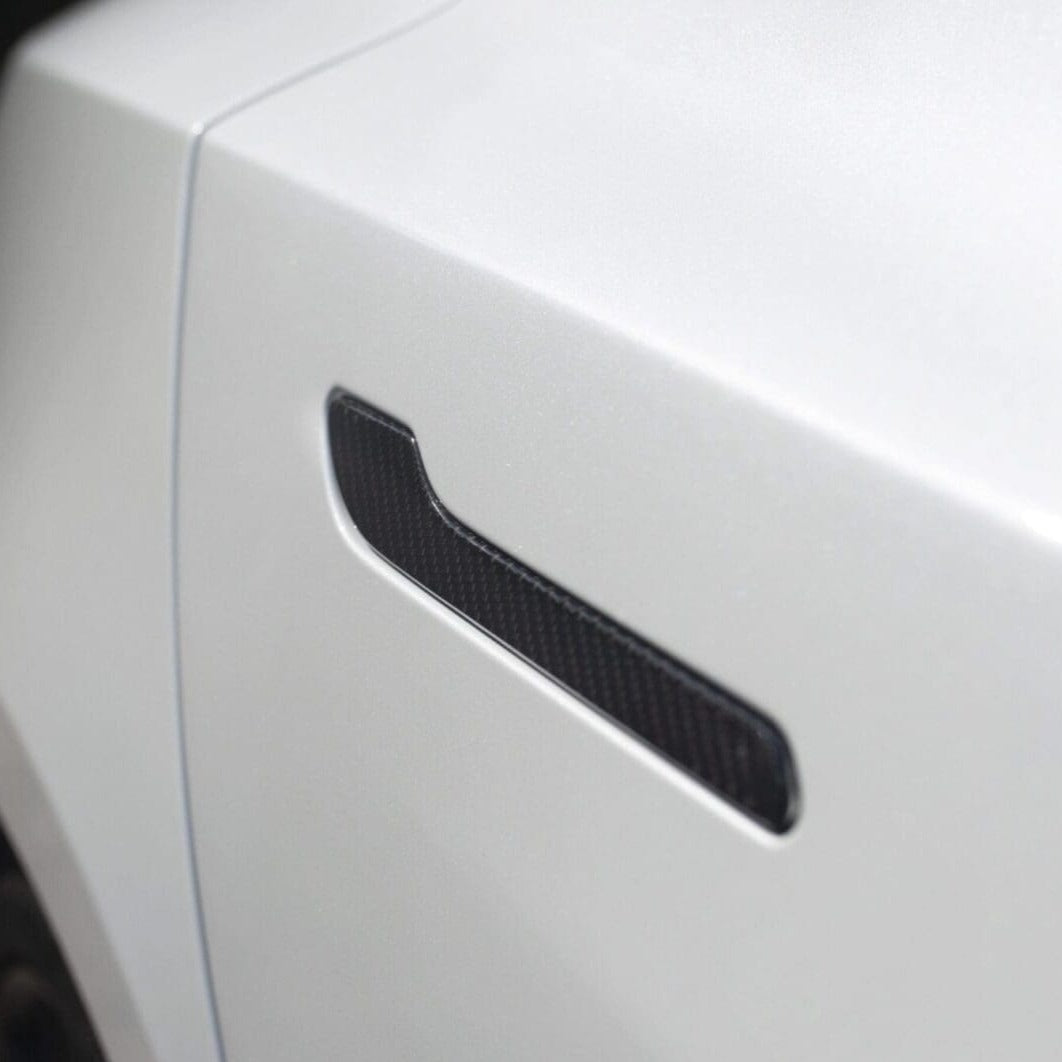 TESLA MODEL 3 CARBON FIBRE DOOR HANDLE COVERS – AUTOBUNCH®