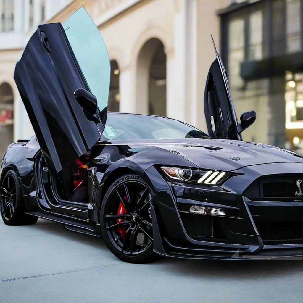 Ford Mustang 2015-2023 Vertical Doors Kit | Mustang Lambo Doors ...