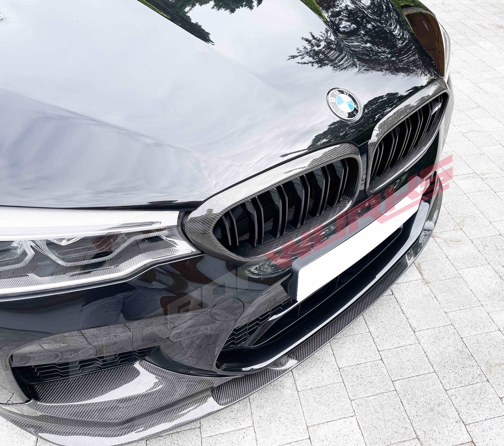 BMW M5 F90 CARBON FIBRE FRONT GRILLES 2017-2020 PRE-FACELIFT – AUTOBUNCH®