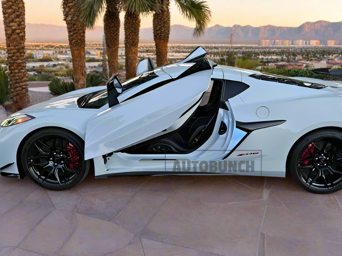C8 Corvette ZLR Butterfly Doors VDI Kit | Fits Z06 & Stingray – AUTOBUNCH®