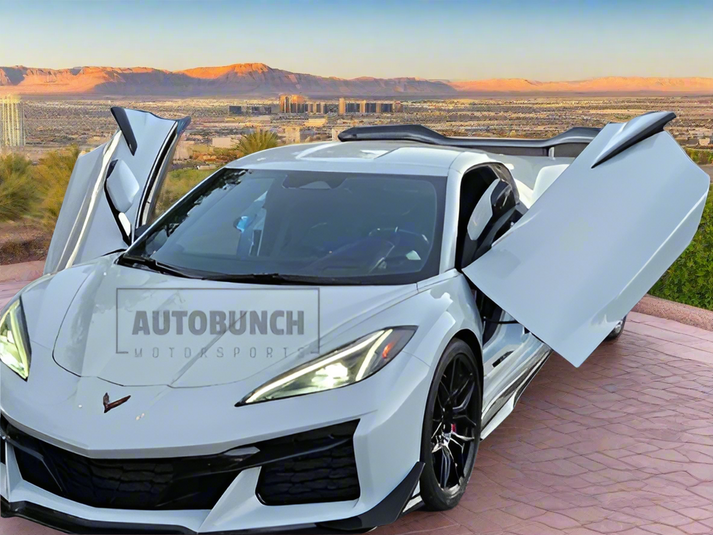 C8 Corvette ZLR Butterfly Doors VDI Kit | Fits Z06 & Stingray – AUTOBUNCH®