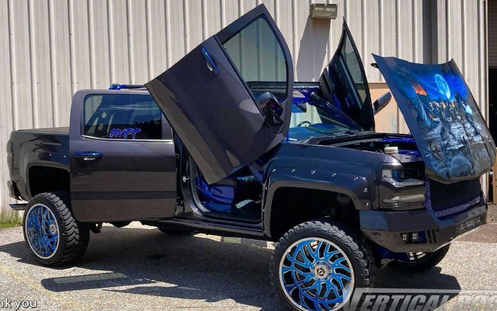 Chevrolet Silverado Lambo Doors Kit | Vertical Doors Inc – AUTOBUNCH®